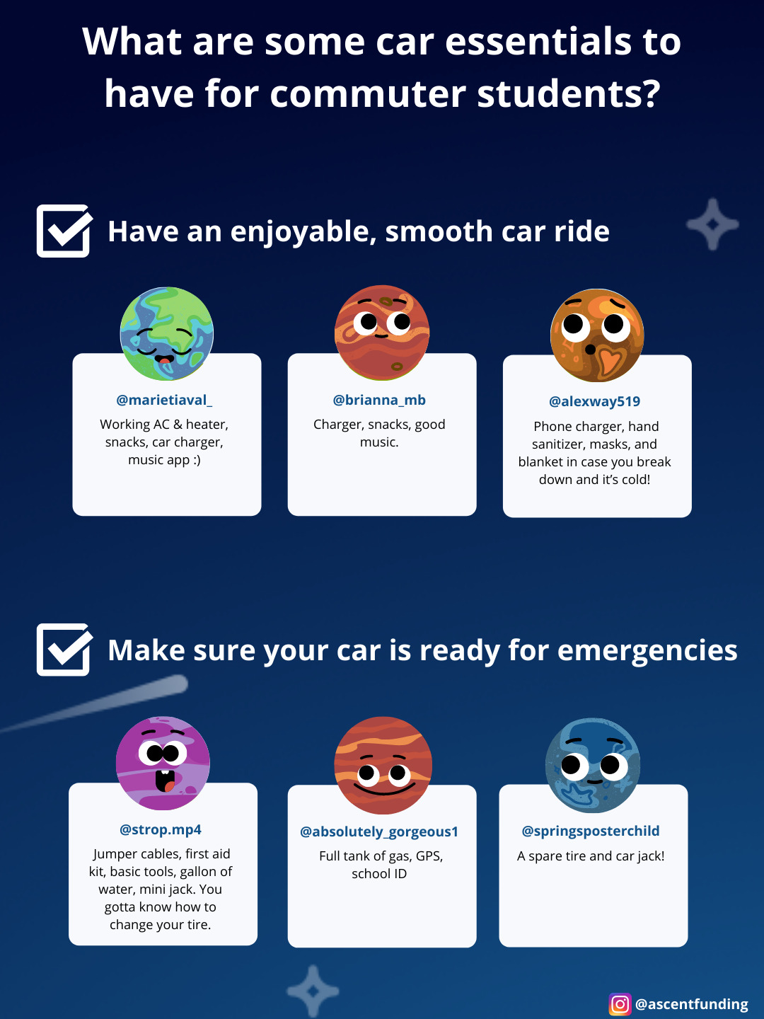 Essentials and Tips for Commuter Students | Ascent Funding